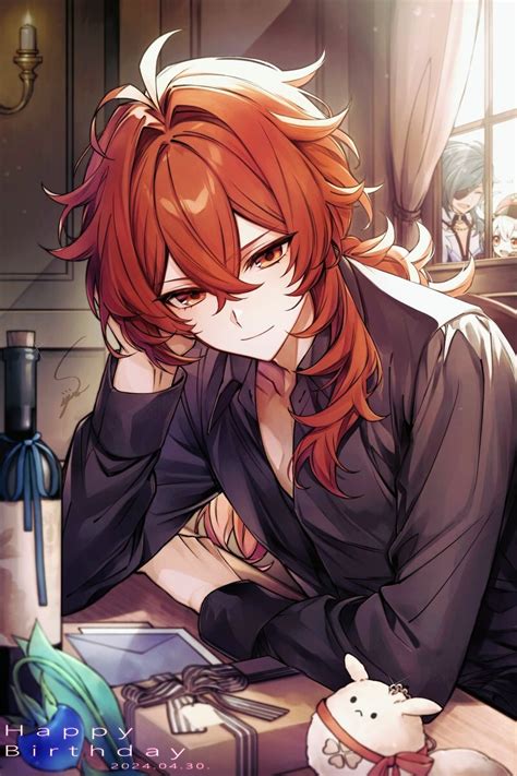 Klee Diluc Kaeya And Dodoco Genshin Impact Drawn By Yuu Isis Danbooru