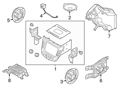 96311 2v100 Speaker 2012 2017 Hyundai Veloster Autonation Parts