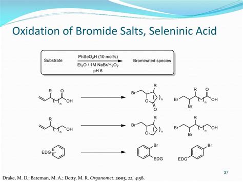 Ppt Selected Catalytic Reactions Involving Selenium Compounds
