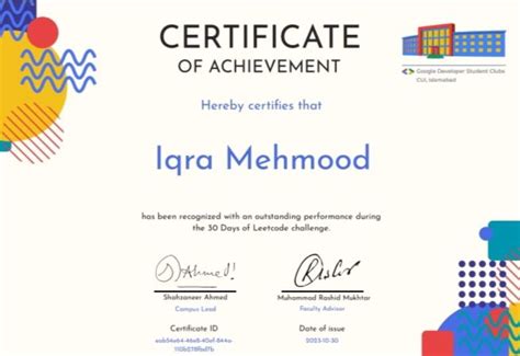 Completed 30 Leetcode Challenge Challenges Iqra Mehmood Posted On
