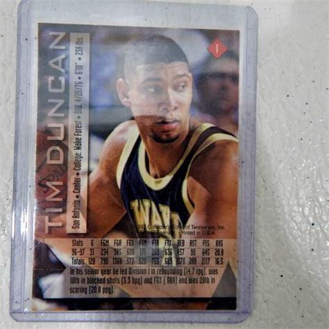 Buy The 1997 Tim Duncan Collectors Edge Impulse Gold Rookie San