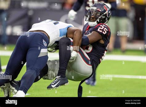 Tennessee Titans Running Back Hassan Haskins 25 Tackles Houston