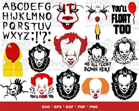 100 Pennywise Svg Bundle Designerpick