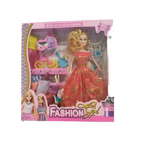 Set De Papusi De Moda Beautiful Girl Magic Toys Plastic Cu Fetita