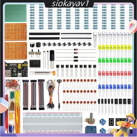esp32 esp8266 electronie components kit fun diy starter kit with power supply module breadboard