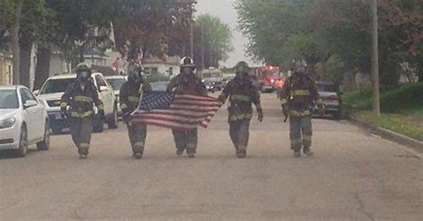 Firefighters From Hanska Mn Finishing A 5k In Full Gear Imgur