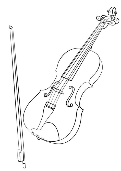 Desenhos De Violino Para Colorir Imprimir E Pintar Colorir Me