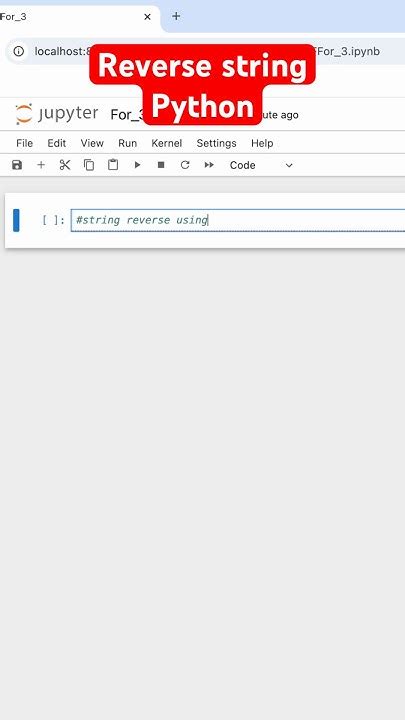 Easy Python Codes🐍 Reverse Stringcoding Python Codingforbeginners