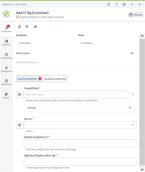 Deploy Container CI Plugin Digital Ai Release