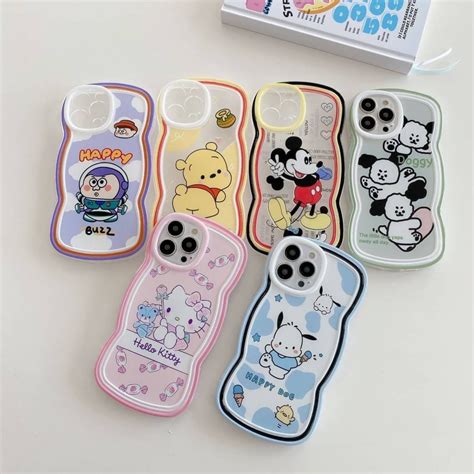 เคสโทรศัพท์มือถือ เคสขอบหยัก ลายการ์ตูนน่ารัก สําหรับ Iphonex Xr Xsmax I11 11promax I12 12pro