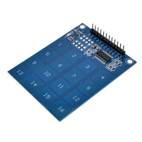 Ttp229 16 Digital Capacitive Touch Sensor Switch Module Flux Electronix