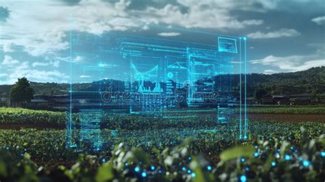 Innovative Holographic Crop Yield Data Display Enhances Rural Farming Efficiency And