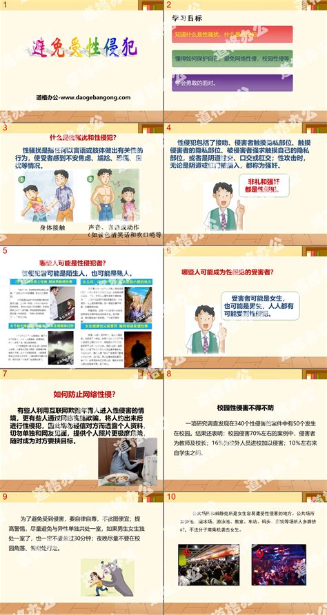 《避免受性侵犯》ppt 健康主题班会ppt