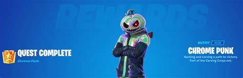 Fortnite Chrome Punk Skin Goals Free Skin 3 Quest Levels