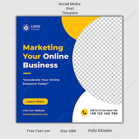 게시물 소셜 미디어 일러스트 템플릿 템플릿 Psd 다운로드 디자인 자료 다운로드