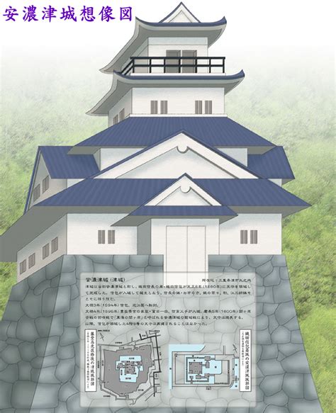 安濃津城想像図 大河ドラマ江を応援する会