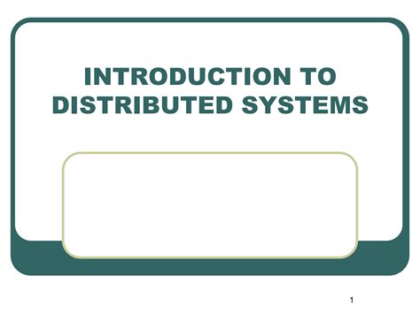 SOLUTION Introduction To Distributed Systems Studypool