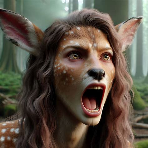 The Deer Woman By Aitransformationarts On Deviantart