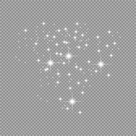梦幻白色星星素材免费下载 觅知网