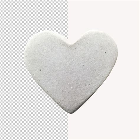 Premium PSD Love Shape On Transparent Background