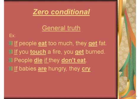 PPT Zero And First Conditional Gramm English ESL Powerpoints