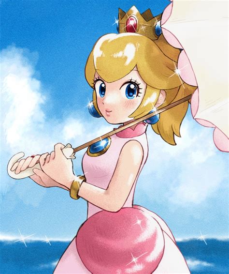 Sunshine Peach By Jors Rmushroomkingdomwaifus