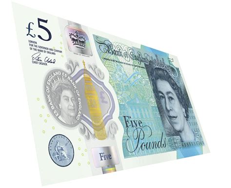 Redesigned “water Resistant” £5 Note Enters Circulation Design Week