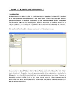 DATA MINING On WEKA PDF