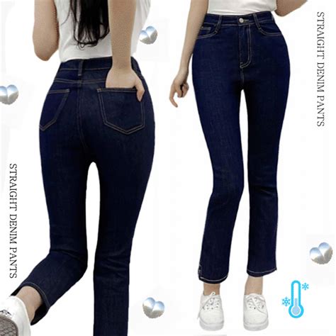 당일🚛cool 여름팬츠 쿨링 스판 스트레이트 슬림 일자핏 트임 데님생지 청바지 에이블리