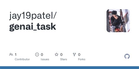 GitHub Jay19patel Genai Task