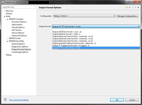 How Can I Convert The Ccs Output File Out To Srec S Hex