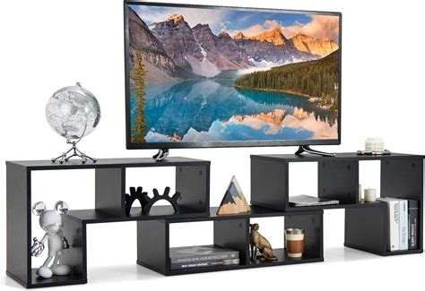 COSTWAY Meuble TV Moderne Combination Libre Pièces Étagère Multi Fonctionnelle pour