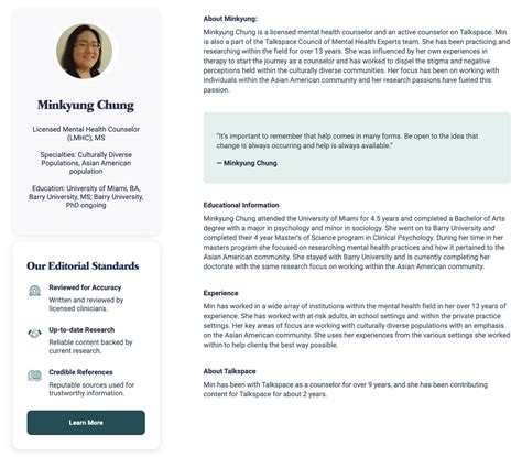 How To Write A Therapist Bio Examples Included — Talkspace