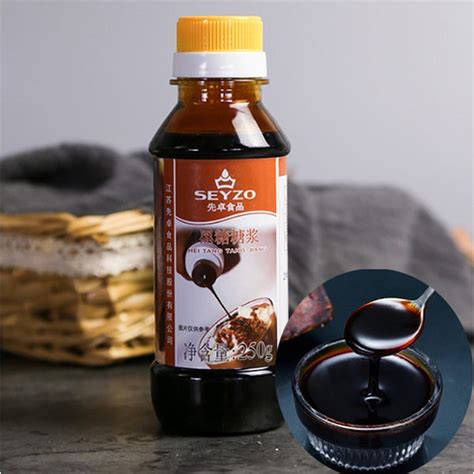 Seyzo 흑당버블티시럽 흑설탕시럽 250g1kg 브라운슈가 베이스 티몬