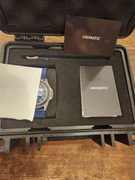 [wts Wtt] Bnib Unimatic Modello Uno U1s T Mp In Titanium 1 080 R