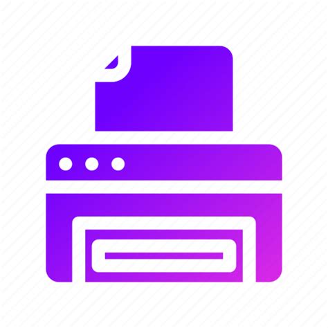 Printer Printing Device Machine Output Icon Download On Iconfinder