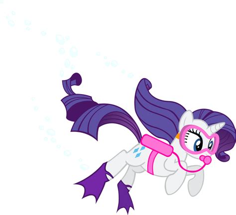 Rarity Scuba Diving By Steamanddieselman On Deviantart