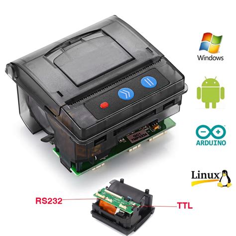 Mini 58mm Pos Thermal Receipt Panel Embedded Printer With Interface