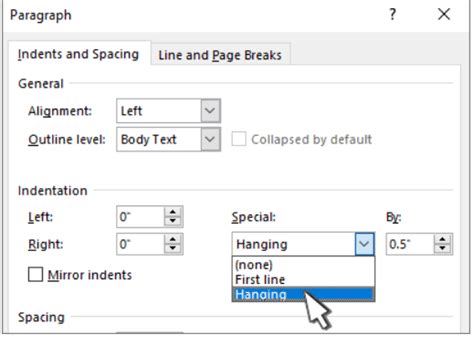 How To Set A Hanging Indent In Word Daves Computer Tips