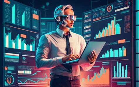 Premium Ai Image Analysts Use Computers To Analyze And Visualize