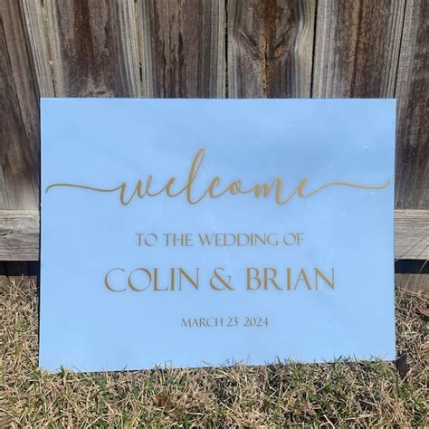 Welcome To Our Wedding Sign Svg Wedding Welcome Sign Svg Personalized