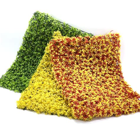 Wholesale New Design Garden Decor Plastic Fake Green Grass Plant Wall
