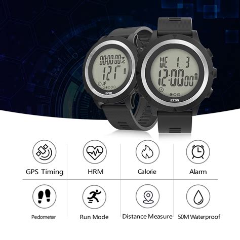 GPS Running Smart Sport Watch EZON T C Fitness P Grandado