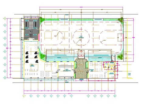 Cancha Futbol Rapido En Autocad Descargar Cad 53549 Kb Bibliocad
