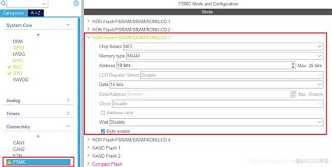 Stm32cubemx 34 使用硬件fsmc读写sram（is62wv51216）mculover666的技术博客51cto博客