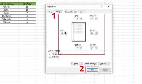 Hướng dẫn cách căn lề chuẩn trong Excel 2010 2016