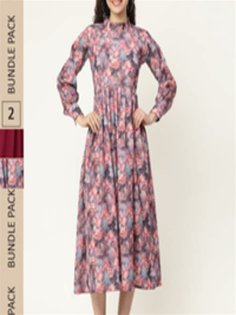 Buy MISS AYSE Pack Of 2 Maxi Dress Dresses For Women 20986576 Myntra