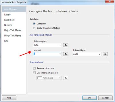 Data Labels Axis Interval Rotate Label Text SSRS Nugget