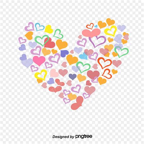 하트 장식 벡터 패스 컬러 하트 장식 노란색 Png 일러스트 및 벡터 에 대한 무료 다운로드 Pngtree