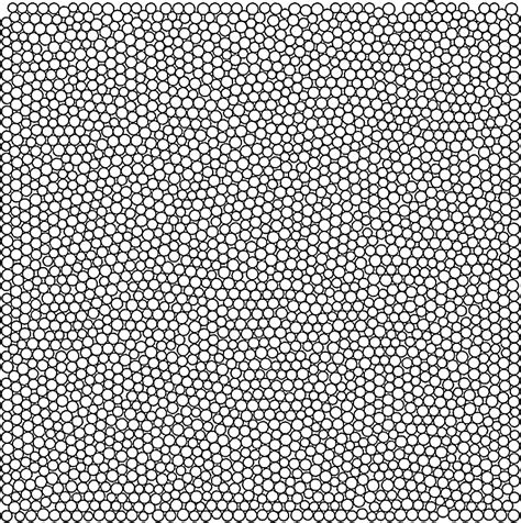 Random Close Packing Of 2500 Particles Download Scientific Diagram